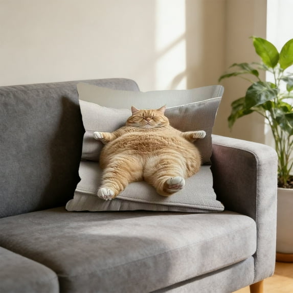 ddioayh Pillow Covers with Embroidered-Look Animal Designs for Home ...