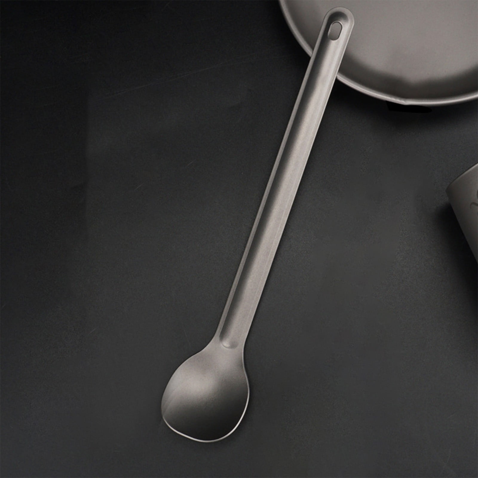 ddioayh Portable Camping Utensils Set - Titanium Spoon and Fork for ...