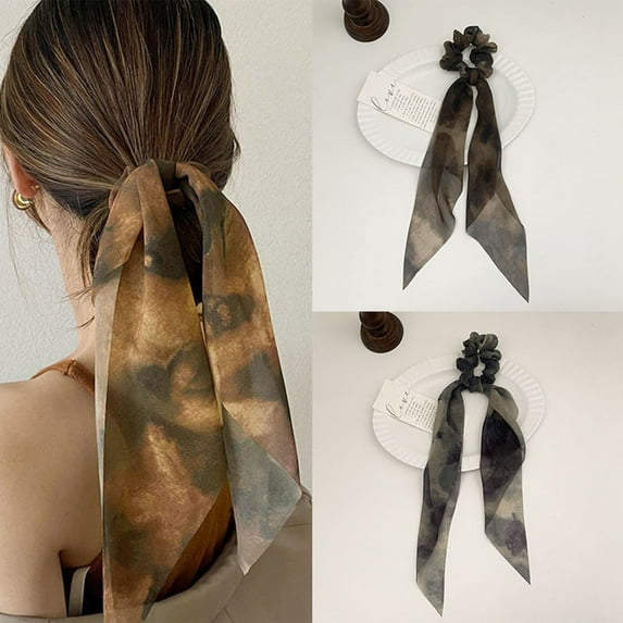 ddioayh Vintage Hair Bands with Ink Painting Design 3-Pack Set for Low ...