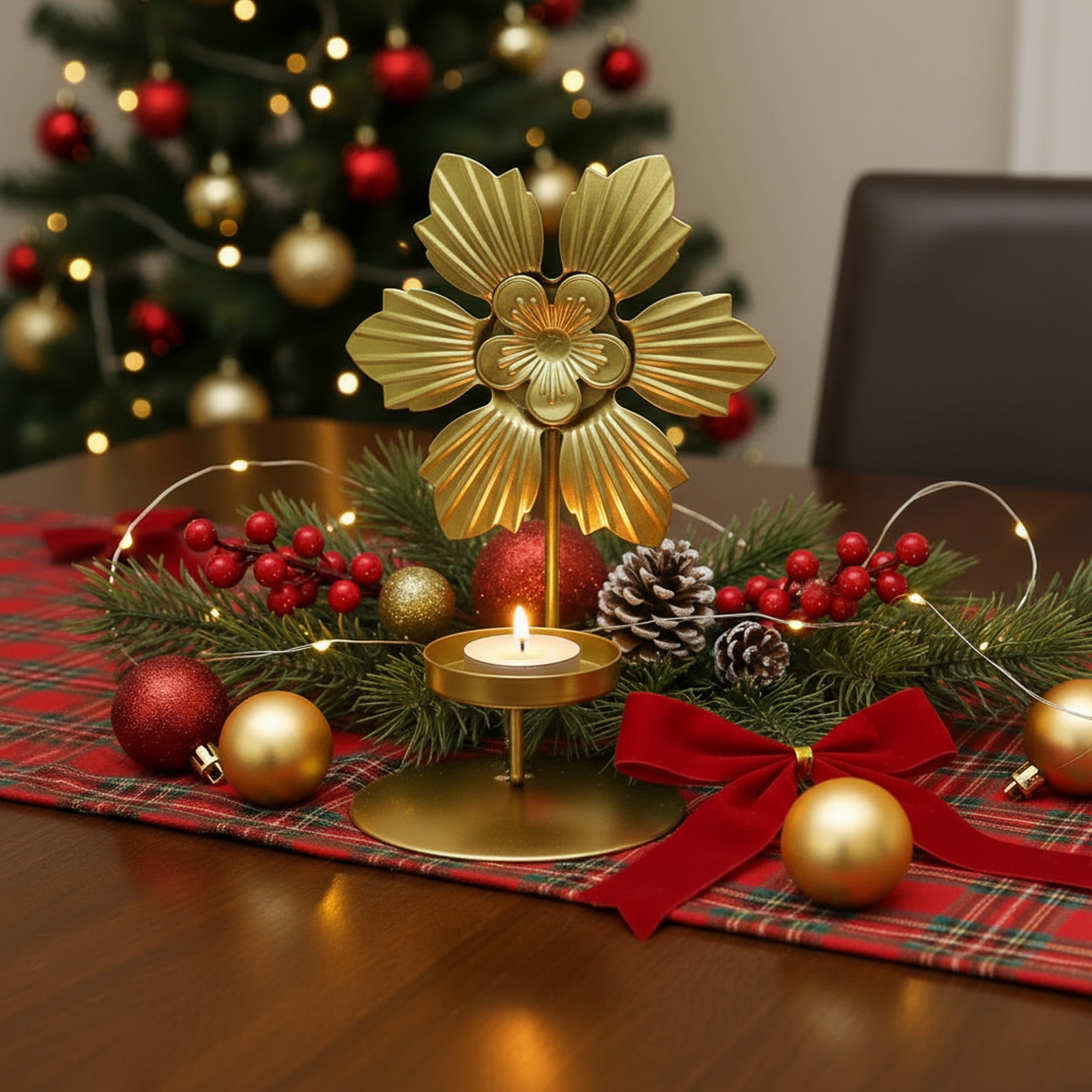 ddioayh Wrought Iron Candlesticks Set of 5 Maple Leaf Butterfly-Shaped ...