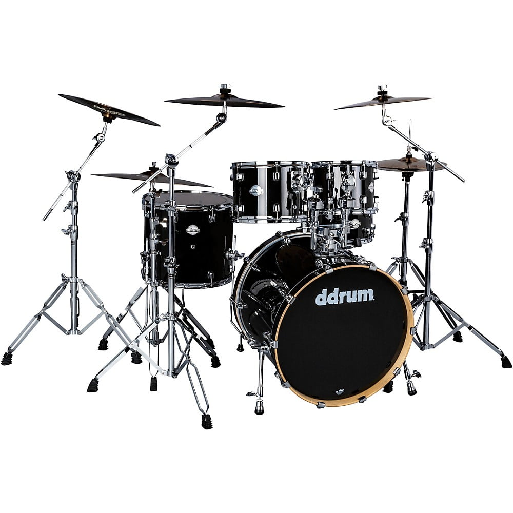 ddrum Dominion Series Birch 5-Piece Shell Pack Midnight Black - Walmart.com