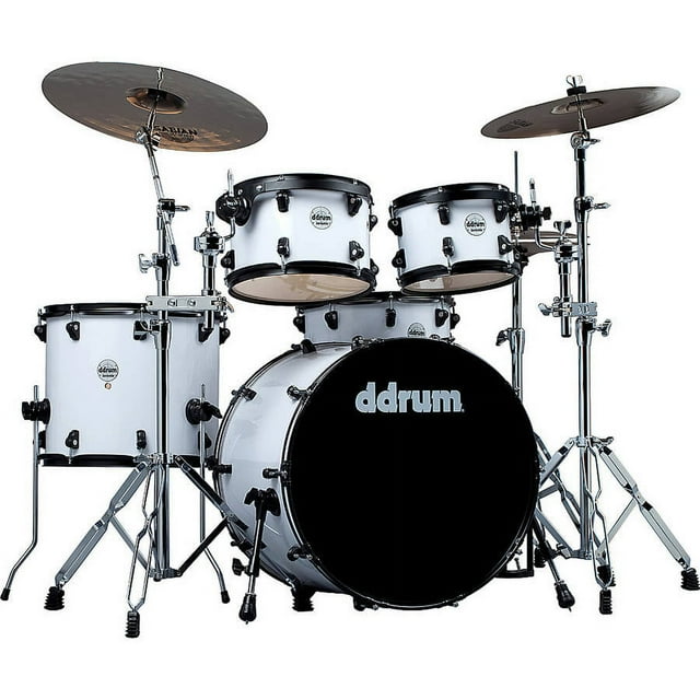 ddrum Journeyman Gen. 2 Player 5-Piece Drumset w/ Hardware - White ...
