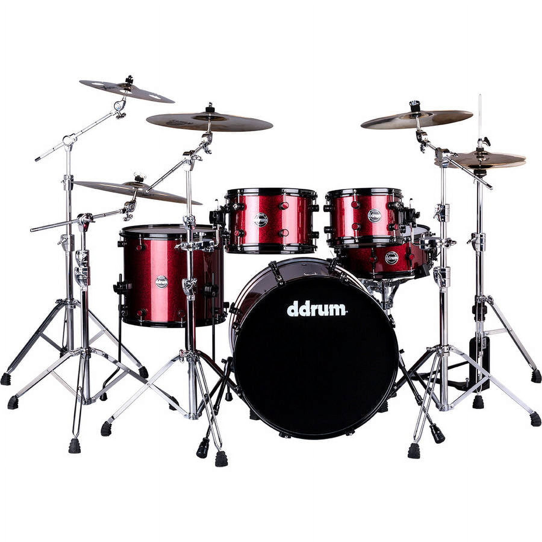ddrum Reflex Series 5-Piece Shell Pack - Red Sparkle - Walmart.com