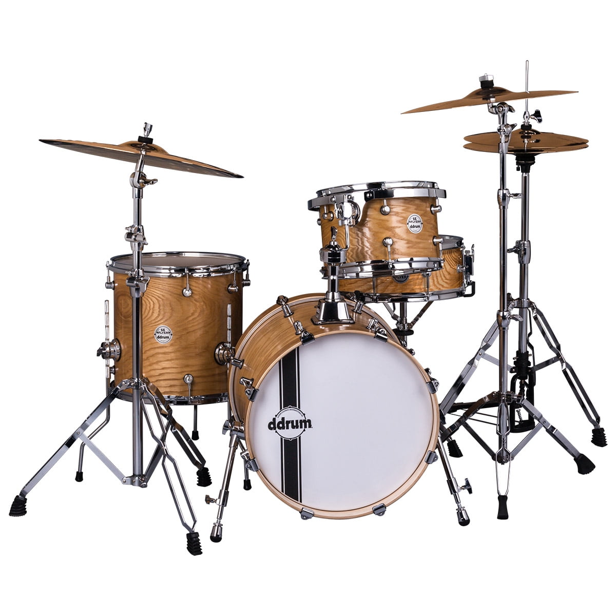 ddrum SE Flyer 4-piece Bop Drum Kit - Satin Natural Lacquer - Walmart.com
