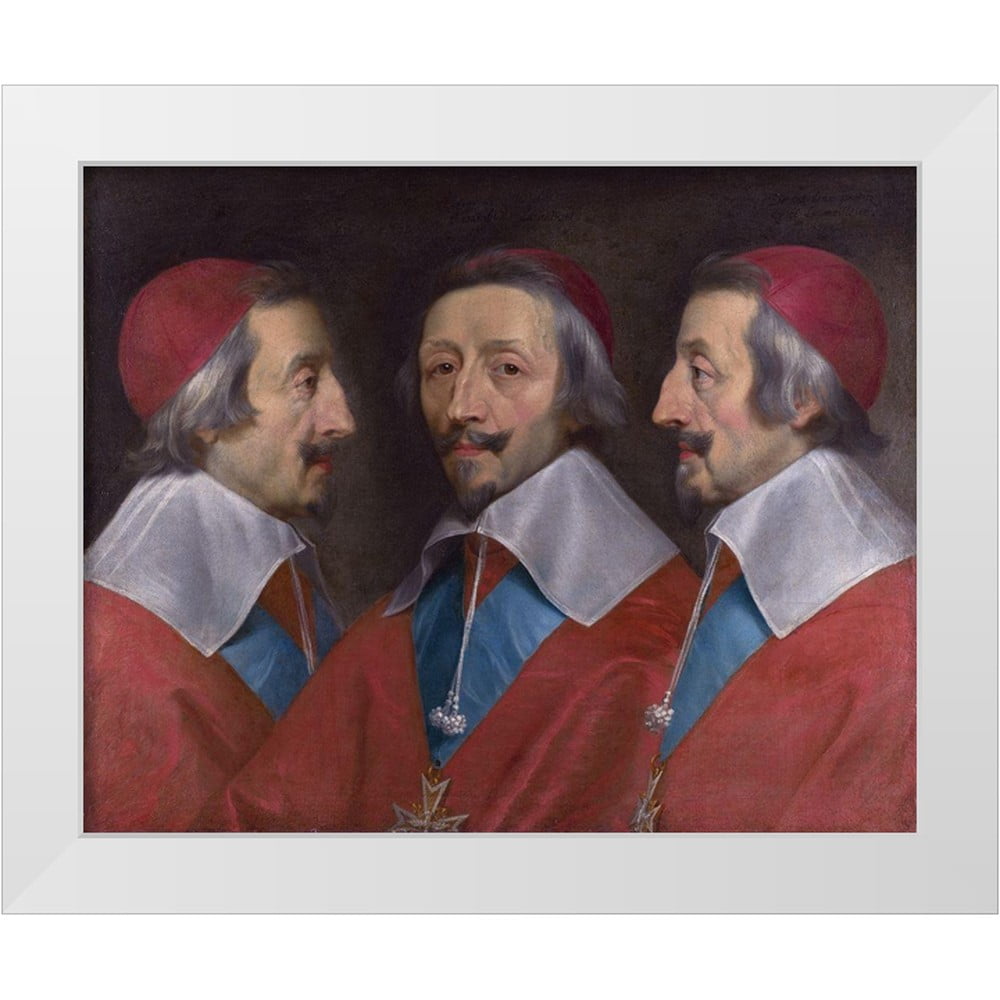 de Champaigne, Philippe 32x26 White Modern Wood Framed Museum Art Print ...