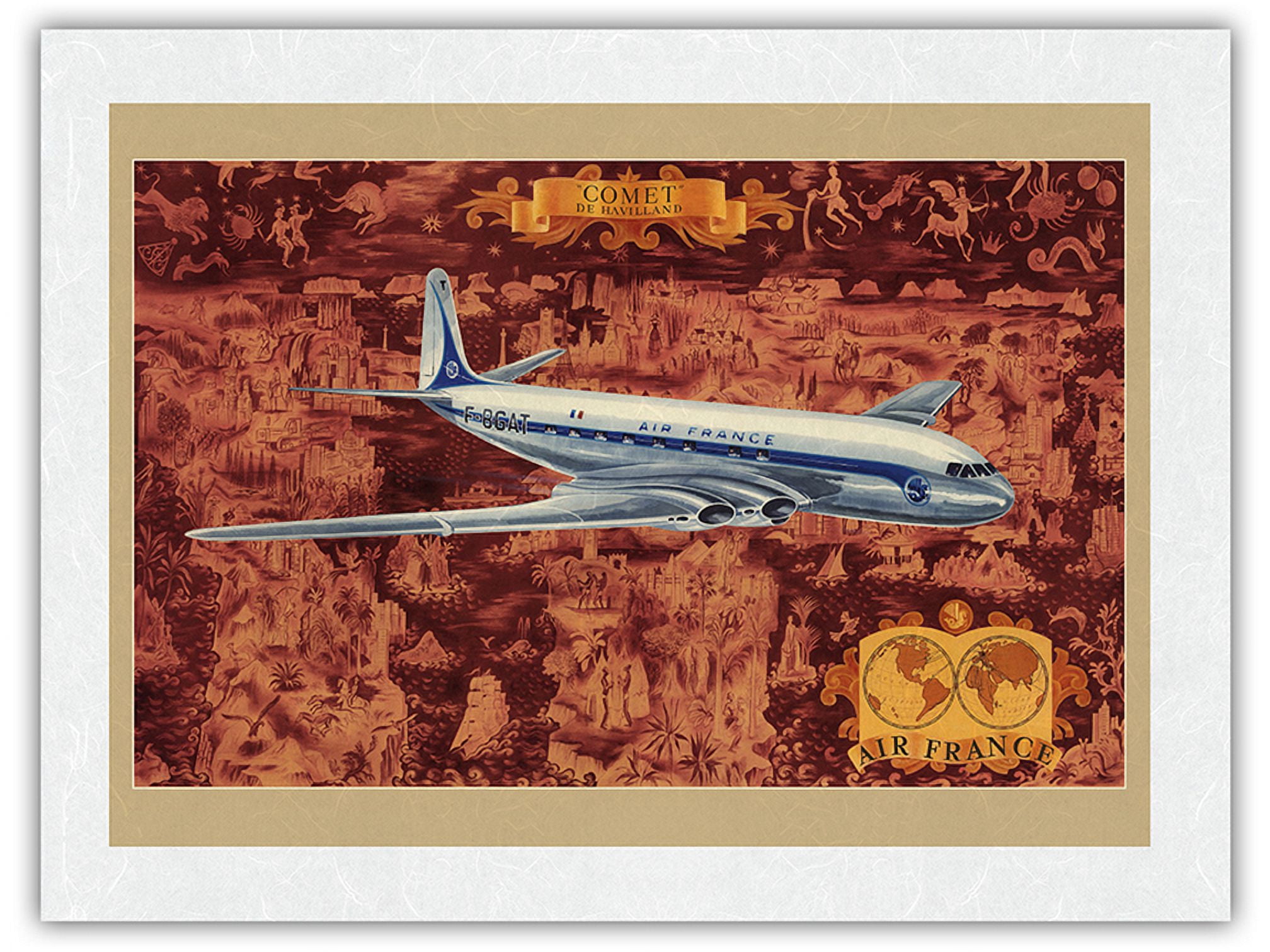 de Havilland Comet - France - First Jet Airliner - Vintage Airline ...