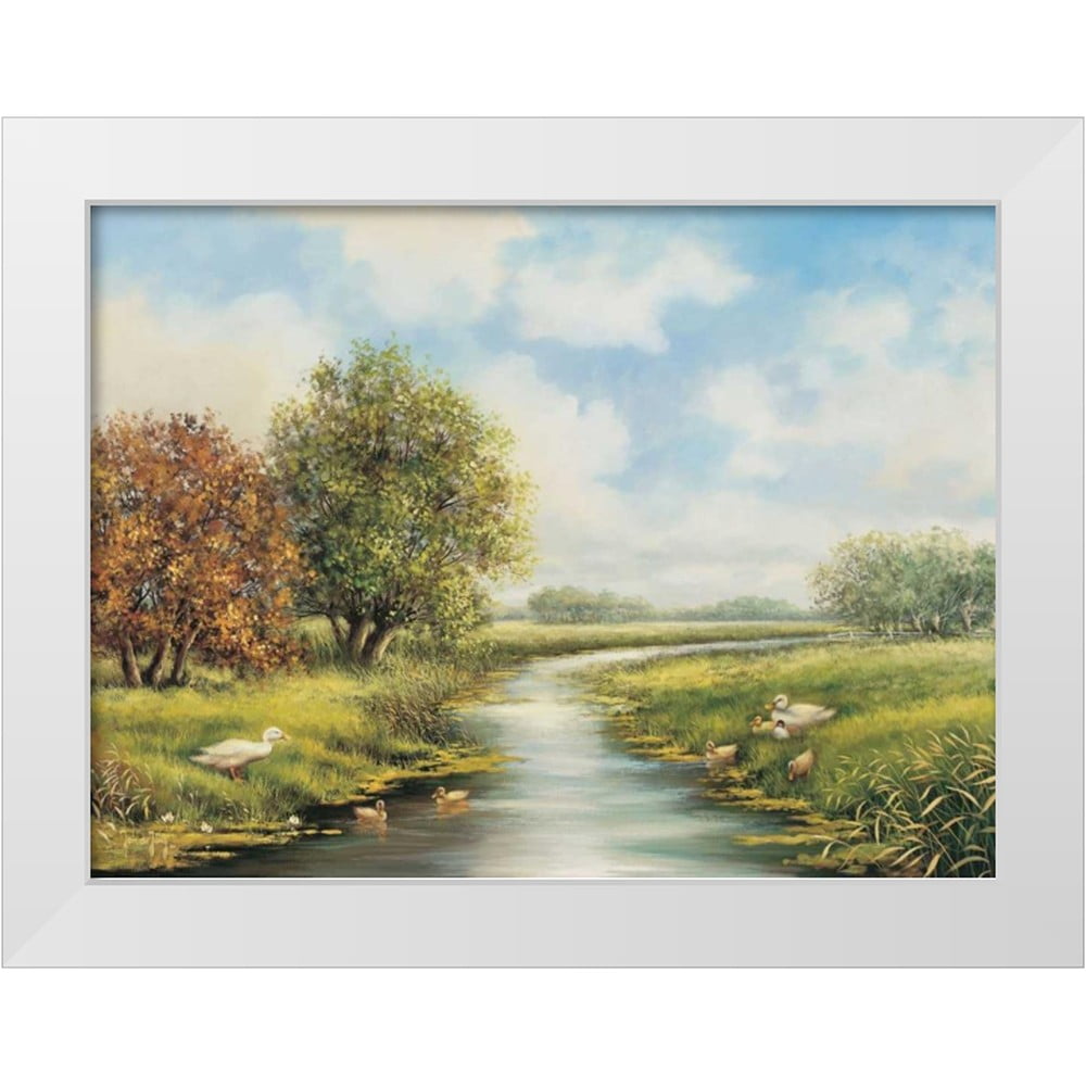 de Jong, Johan 24x19 White Modern Wood Framed Museum Art Print Titled ...