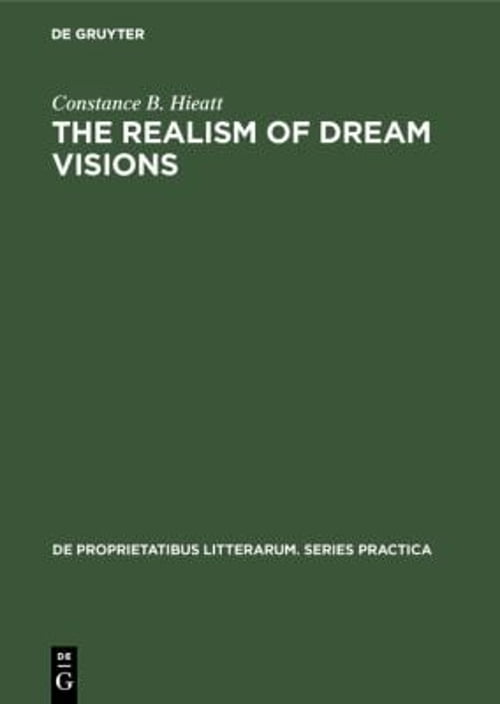 Pre-Owned The Realism of Dream Visions : The Poetic Exploitation of the ...