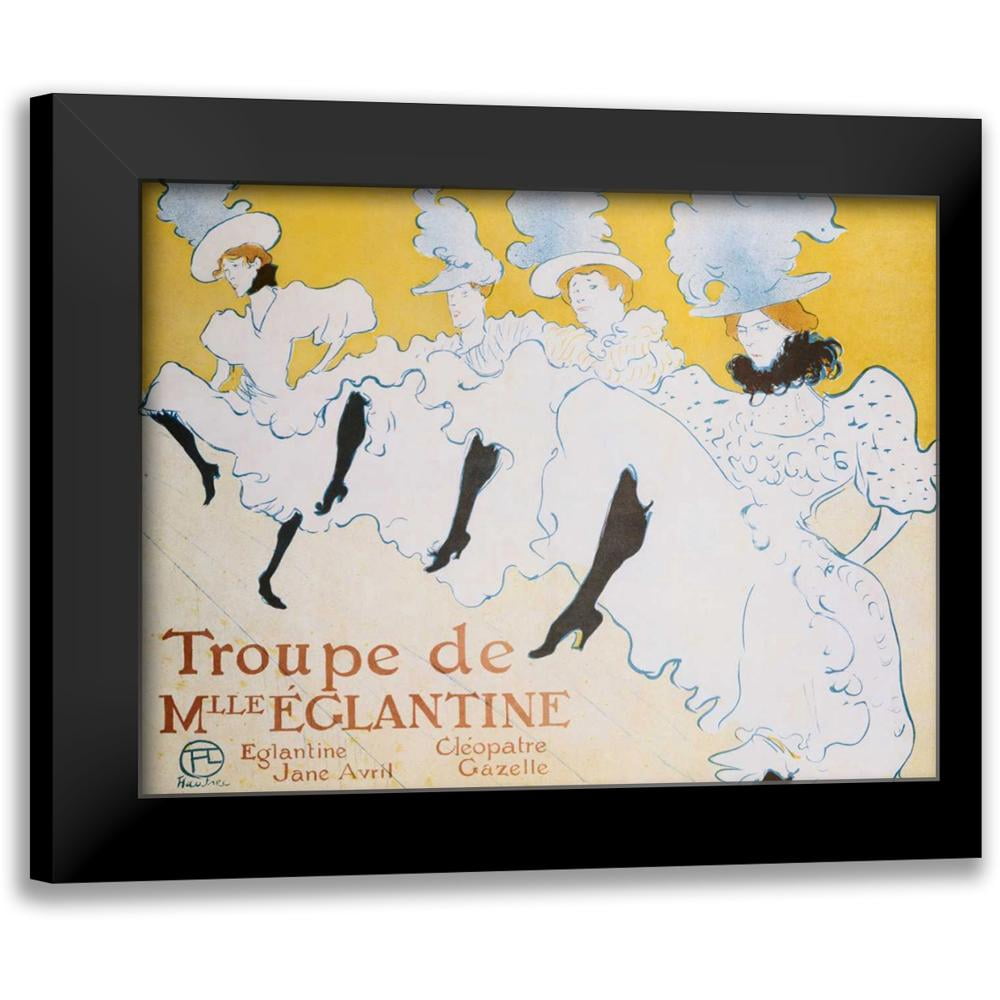 de Toulouse-Lautrec, Henri 24x19 Black Modern Framed Museum Art Print ...