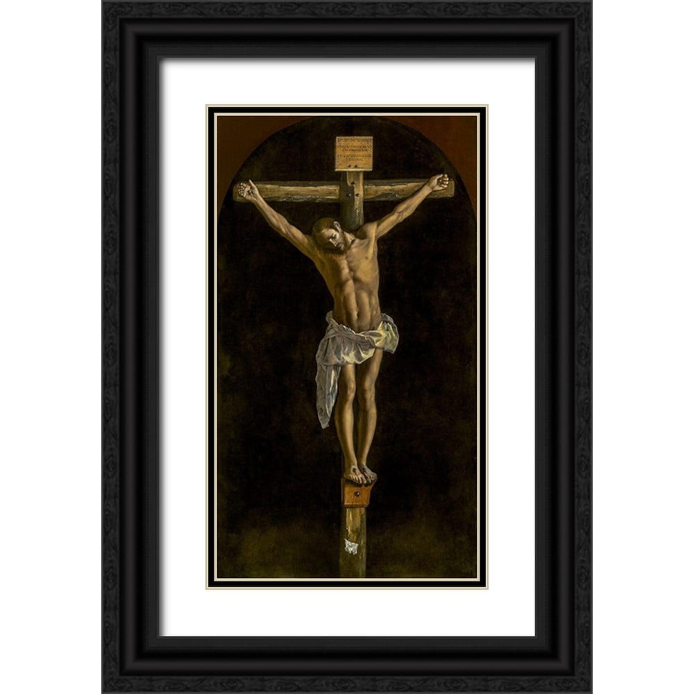 de Zurbaran, Francisco 15x24 Black Ornate Wood Framed with Double Matting Museum Art Print ...