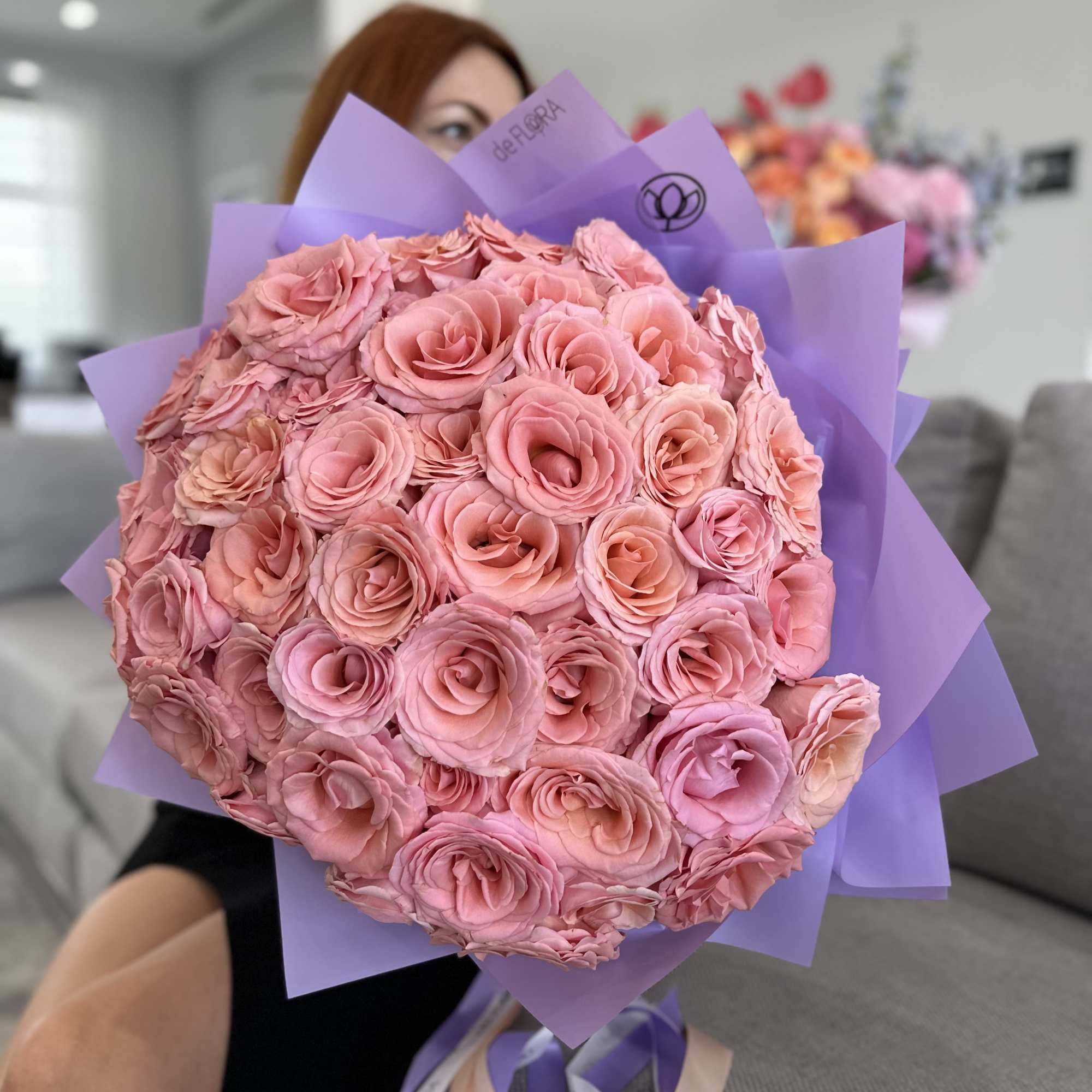 deFLORA Shop Flowers Bouquet of sunset roses - Deluxe - Walmart.com