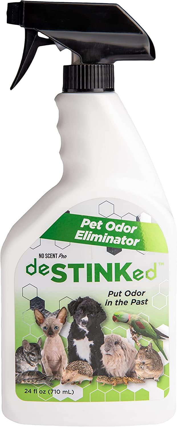 deSTINKed Pet Odor Eliminator, Spray & Play Triple-Action Formula, 24oz ...