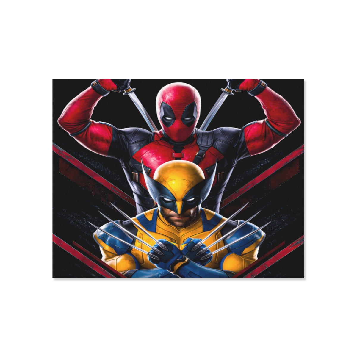 deadpool and wolverine Frameless canvas poster - without frame anime ...