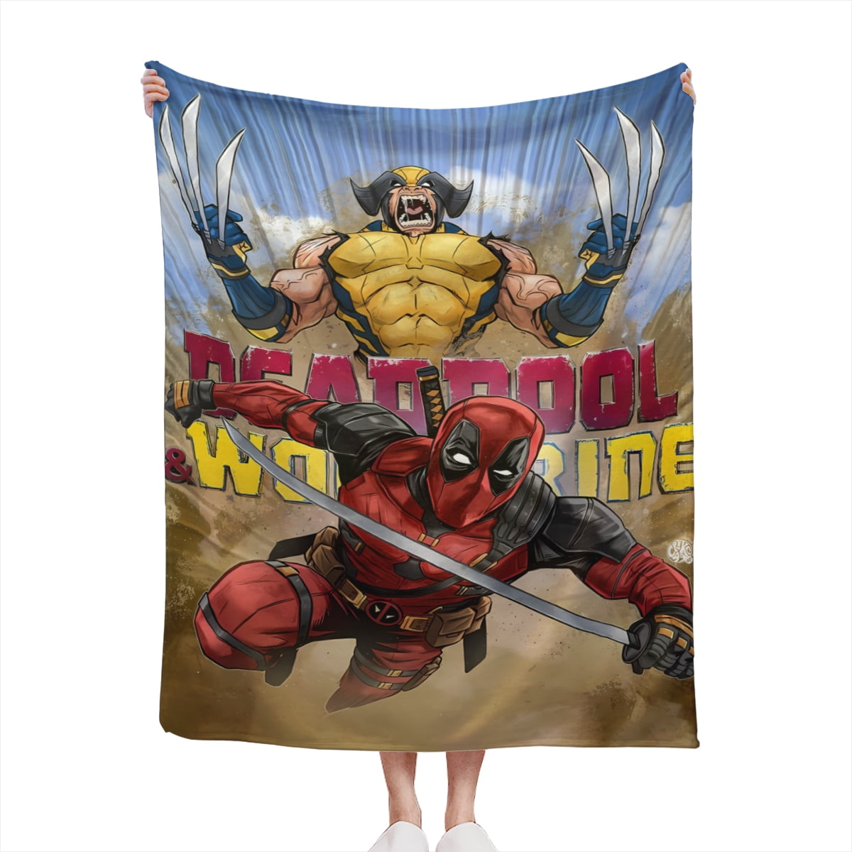 deadpool and wolverine Throw Blanket for Girls, Women, Boys 40x50 Inch ...