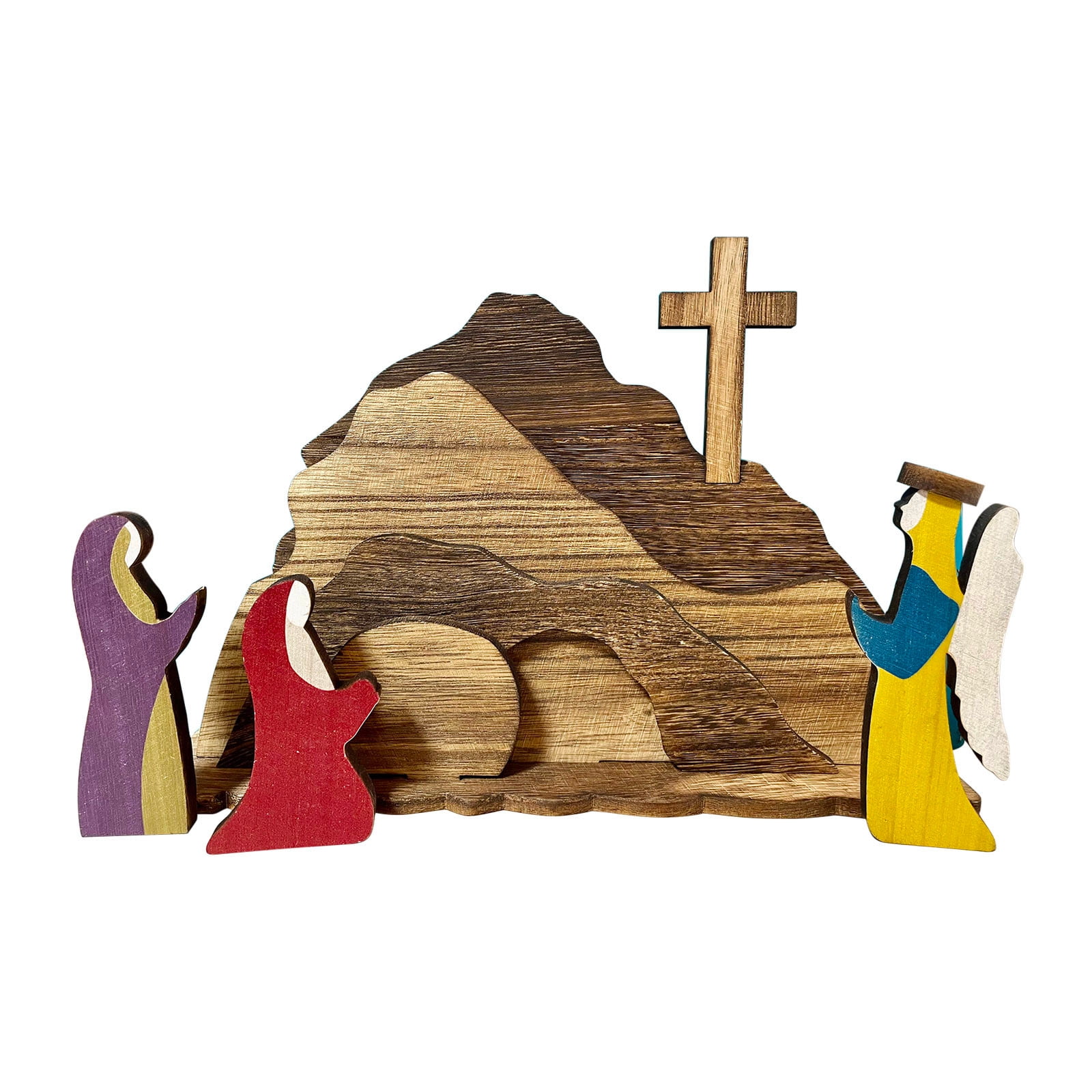 deals of the day clearance Wooden Nativity Set Wooden Manger Creche ...
