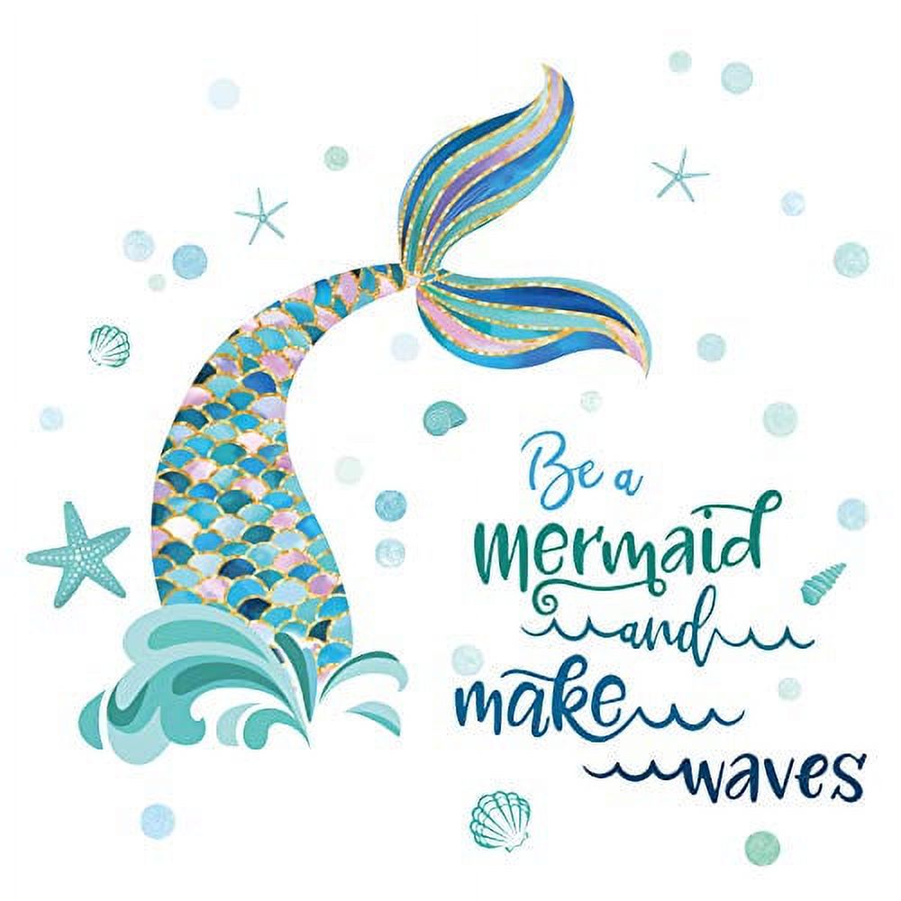 decalmile Mermaid Tail Wall .. Decals Quotes Be a .. Mermaid and Make ...
