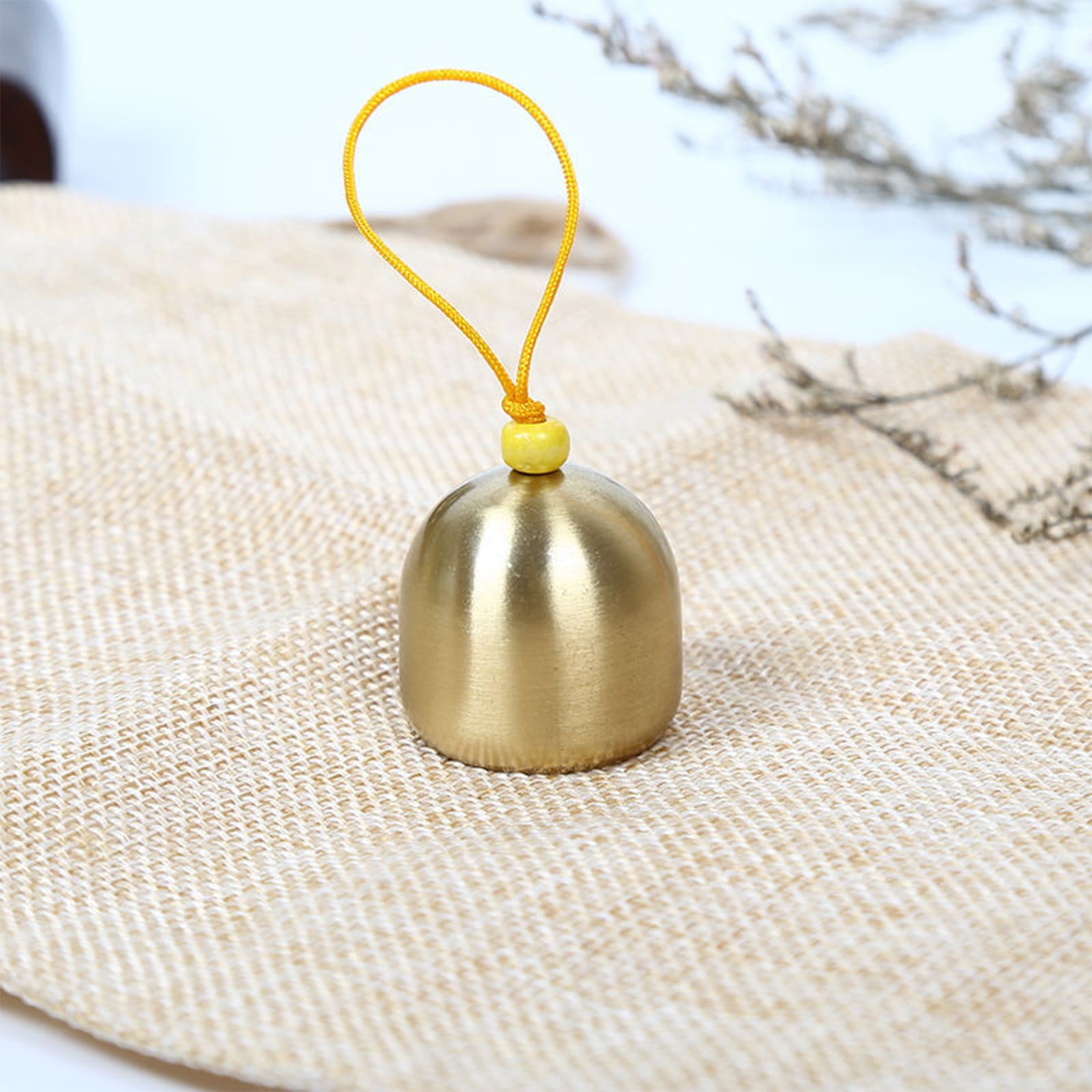 decor hanging,1 Bell For Relaxation Wind Bell Country Bell Rope Copper ...