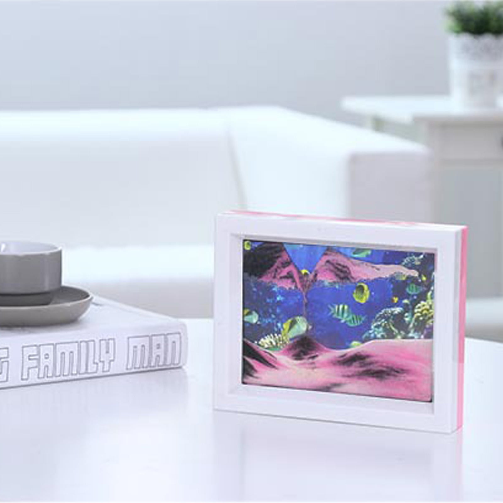 decor hanging,100ml Moving Sand Art Liquid Flowing Sand Art Picture ...