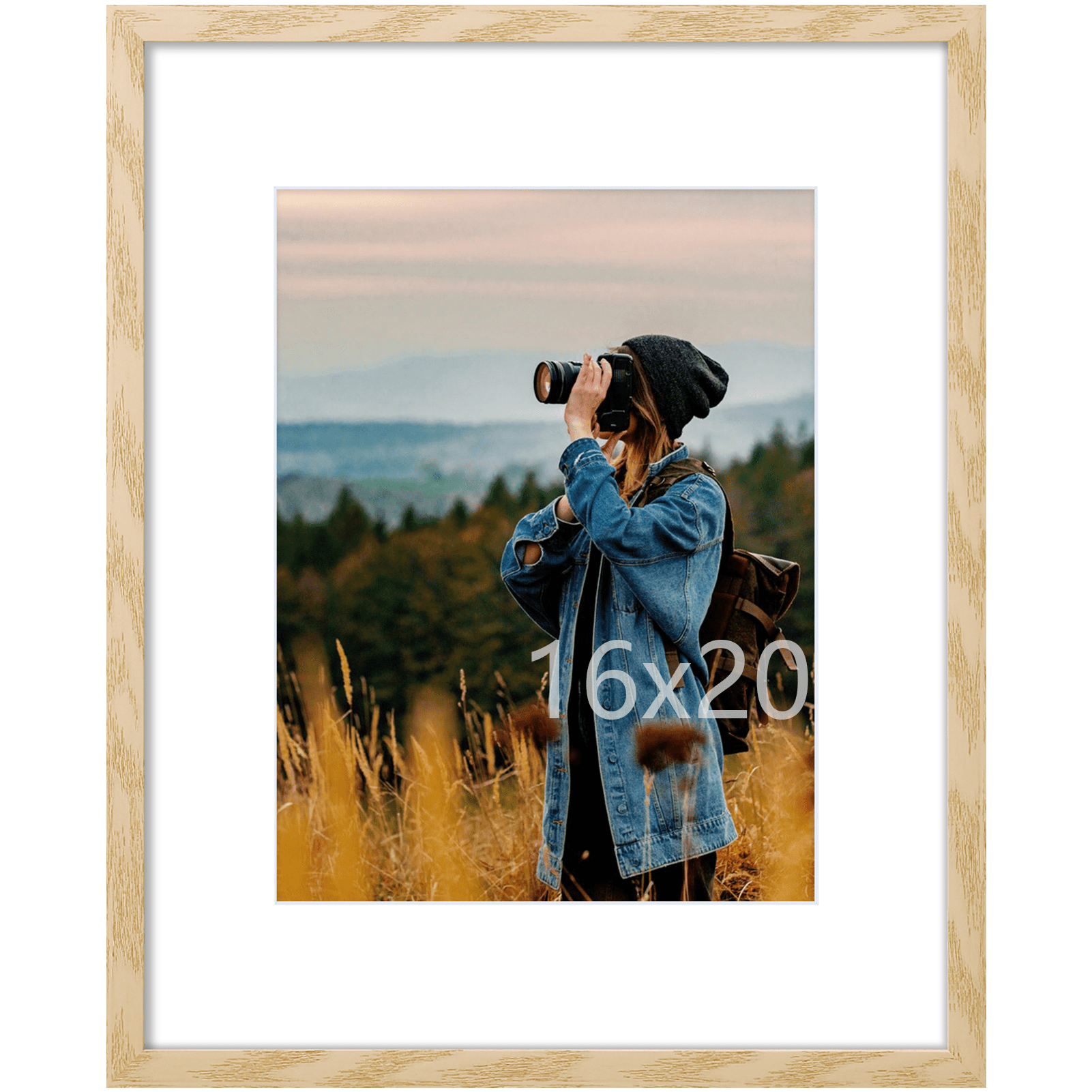 decorUhome 16x20 Picture Frame for Wall, Plexiglass, Displays Poster ...