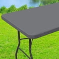 decorUhome Rectangle Stretch Spandex Tablecloth, Washable Reusable ...