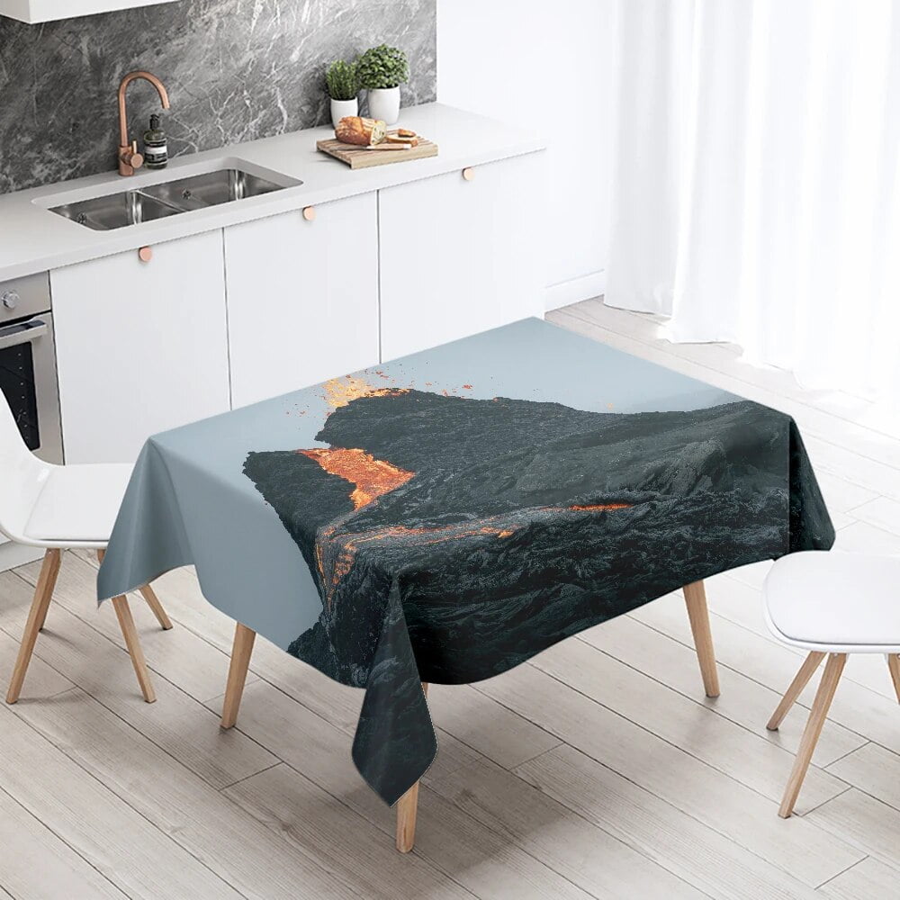 decoration table home rectangular waterproof camping tablecloth ...