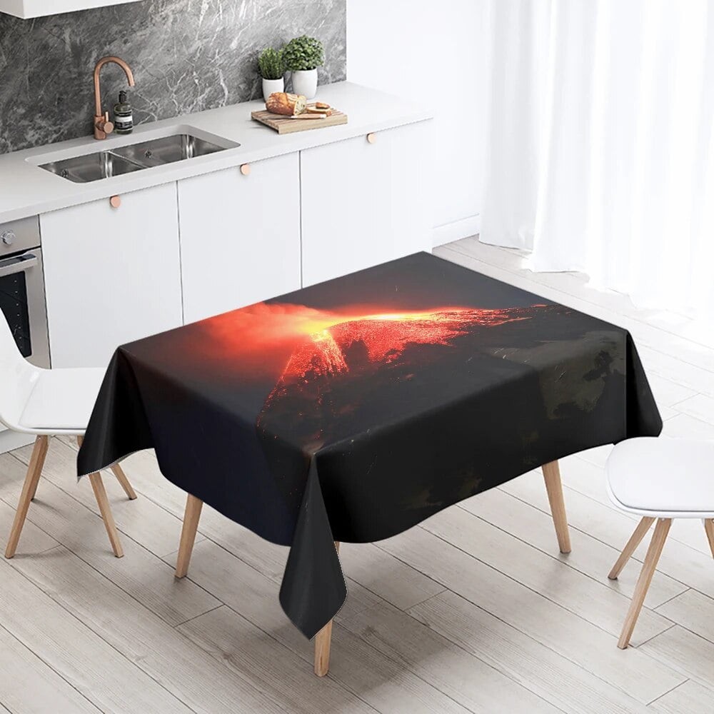 decoration table home rectangular waterproof camping tablecloth ...