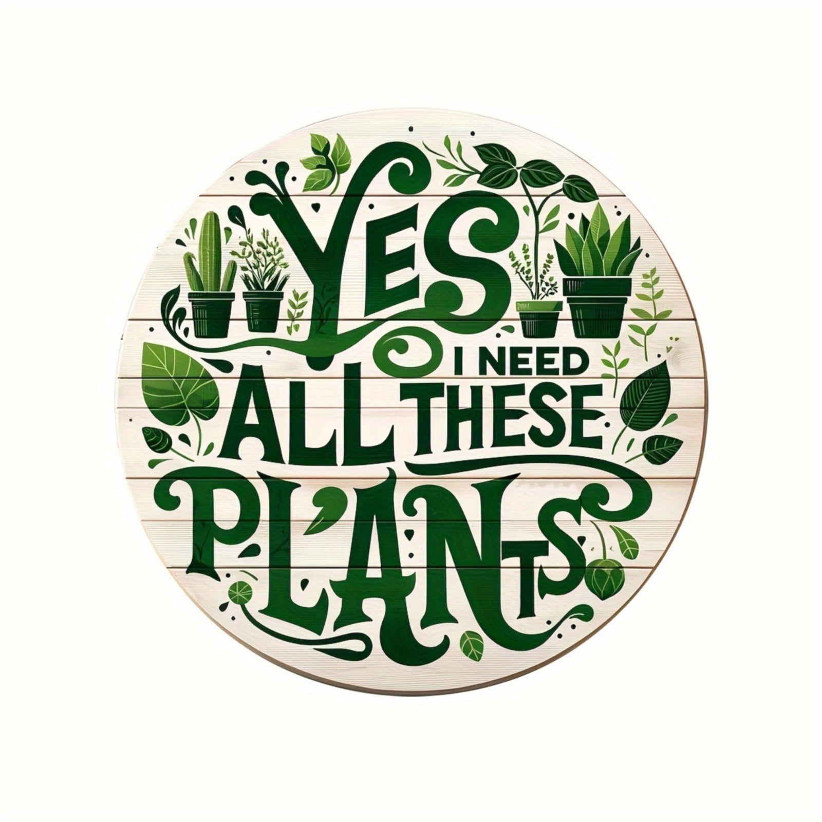 decorations Hangs Verdant Welcome Plaque Leaf Entrance Marker Greens ...