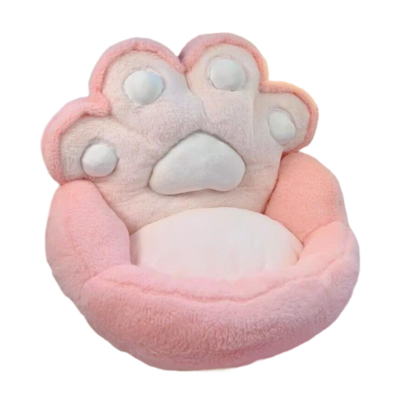 deevoka 1 Seater Lazy Sofa Beanbag Leisure Floor Cushion for Fireside Bedroom Office Pink ...