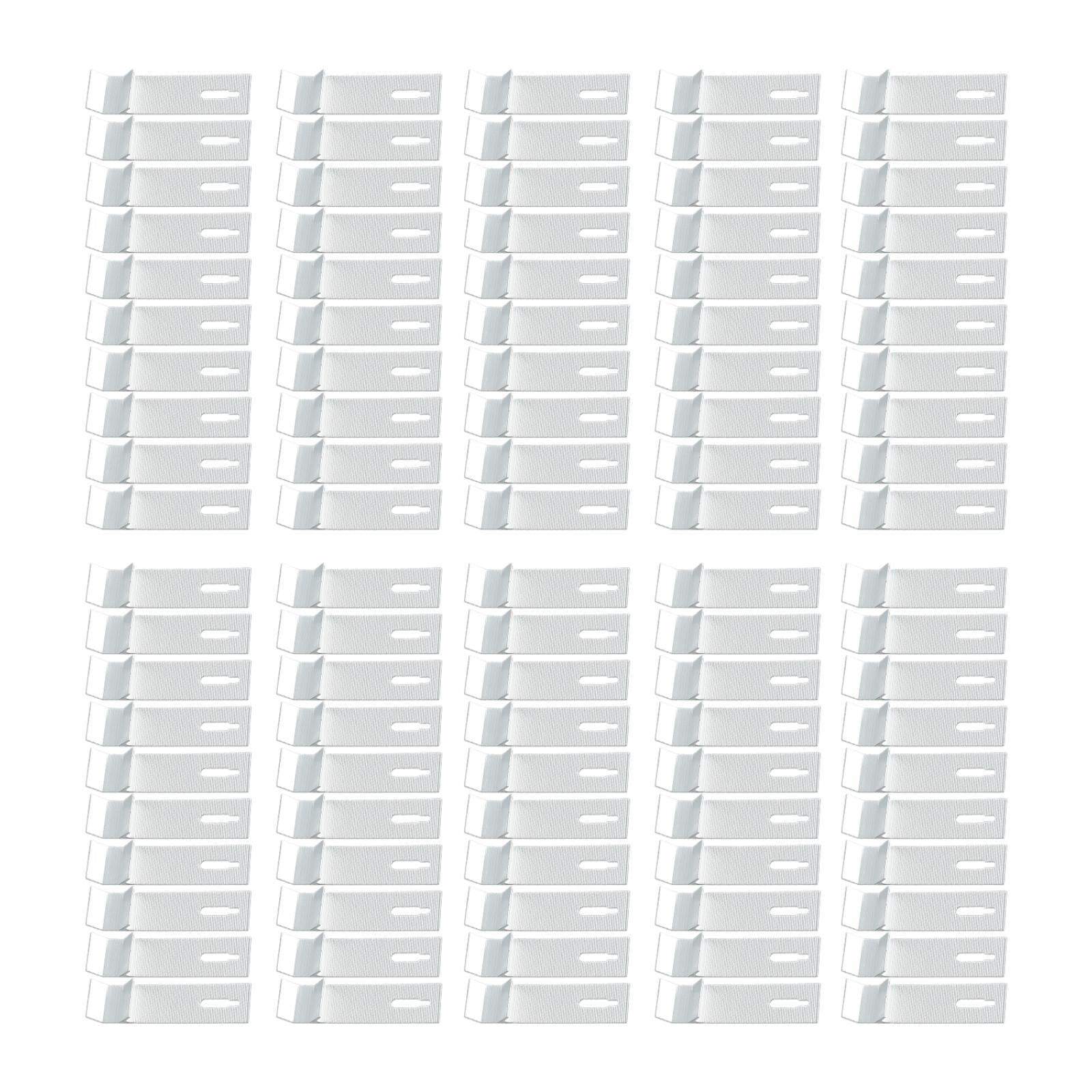 deevoka 100Pcs Wall Mounted Hook Fasteners Building Easy to Install ...