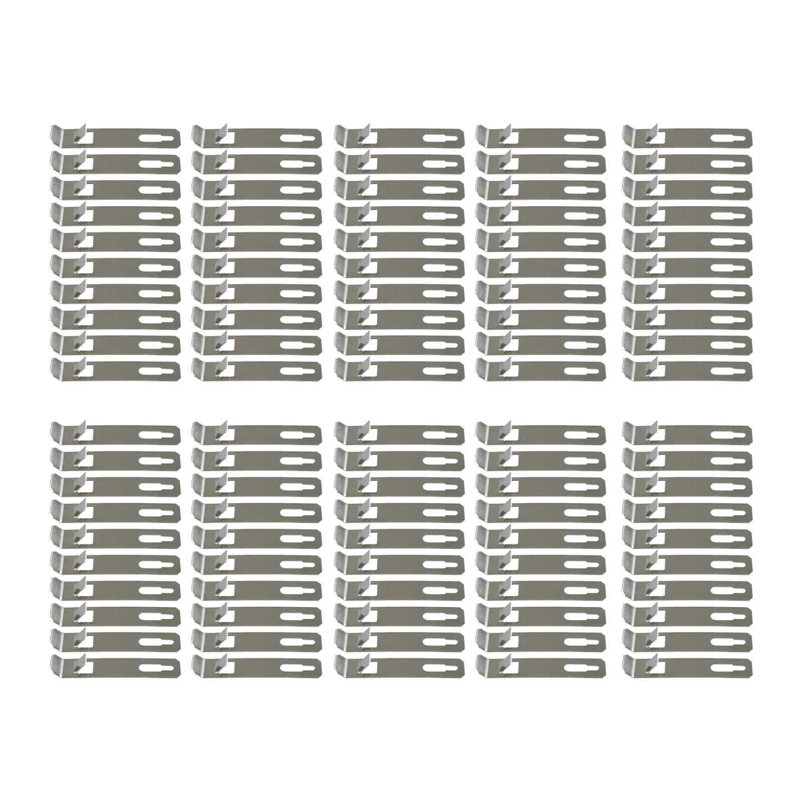 deevoka 100Pcs Wall Mounted Hook Fasteners Building Easy to Install ...