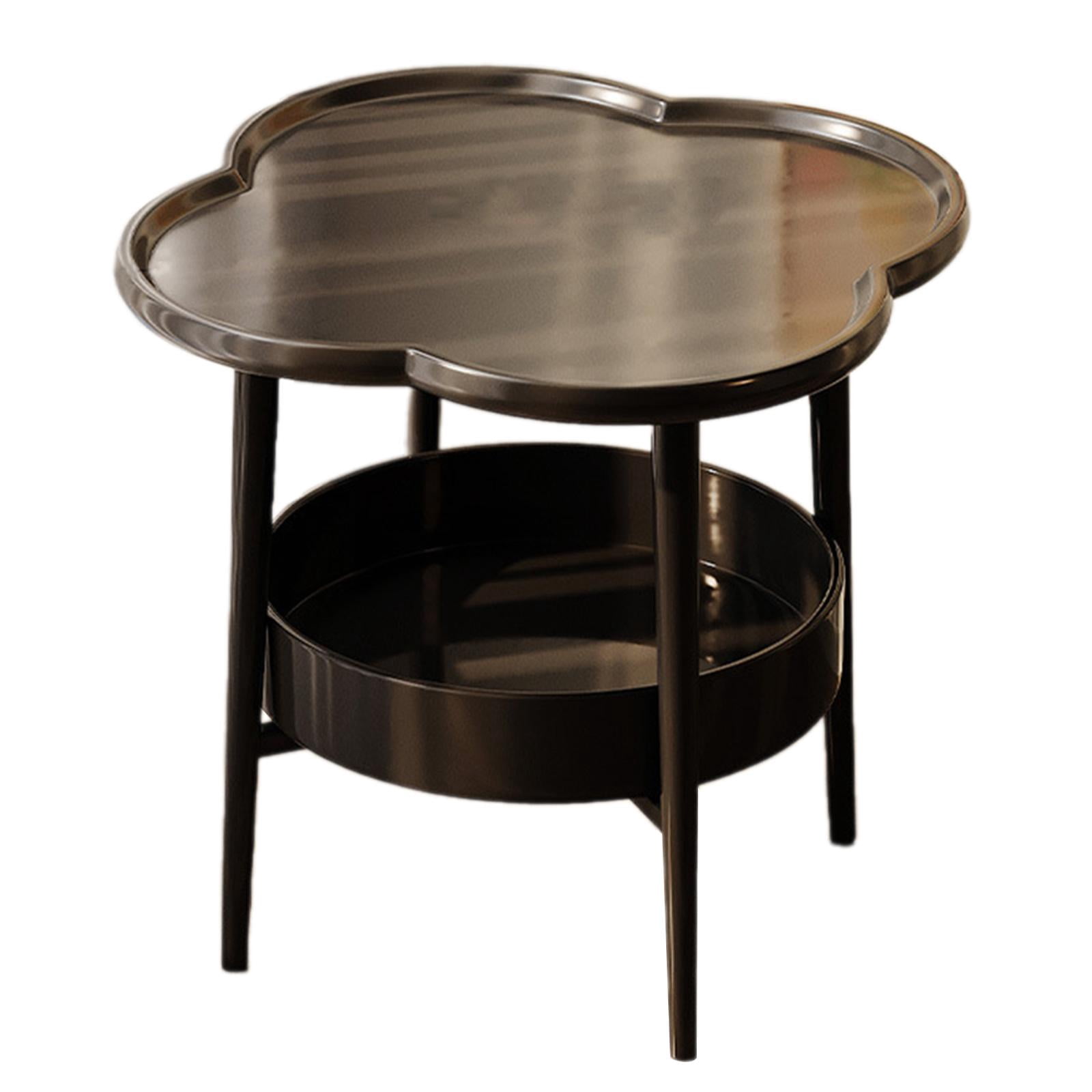 deevoka 2 Tier Side Table Coffee Table Organizer Storage Rack Modern ...