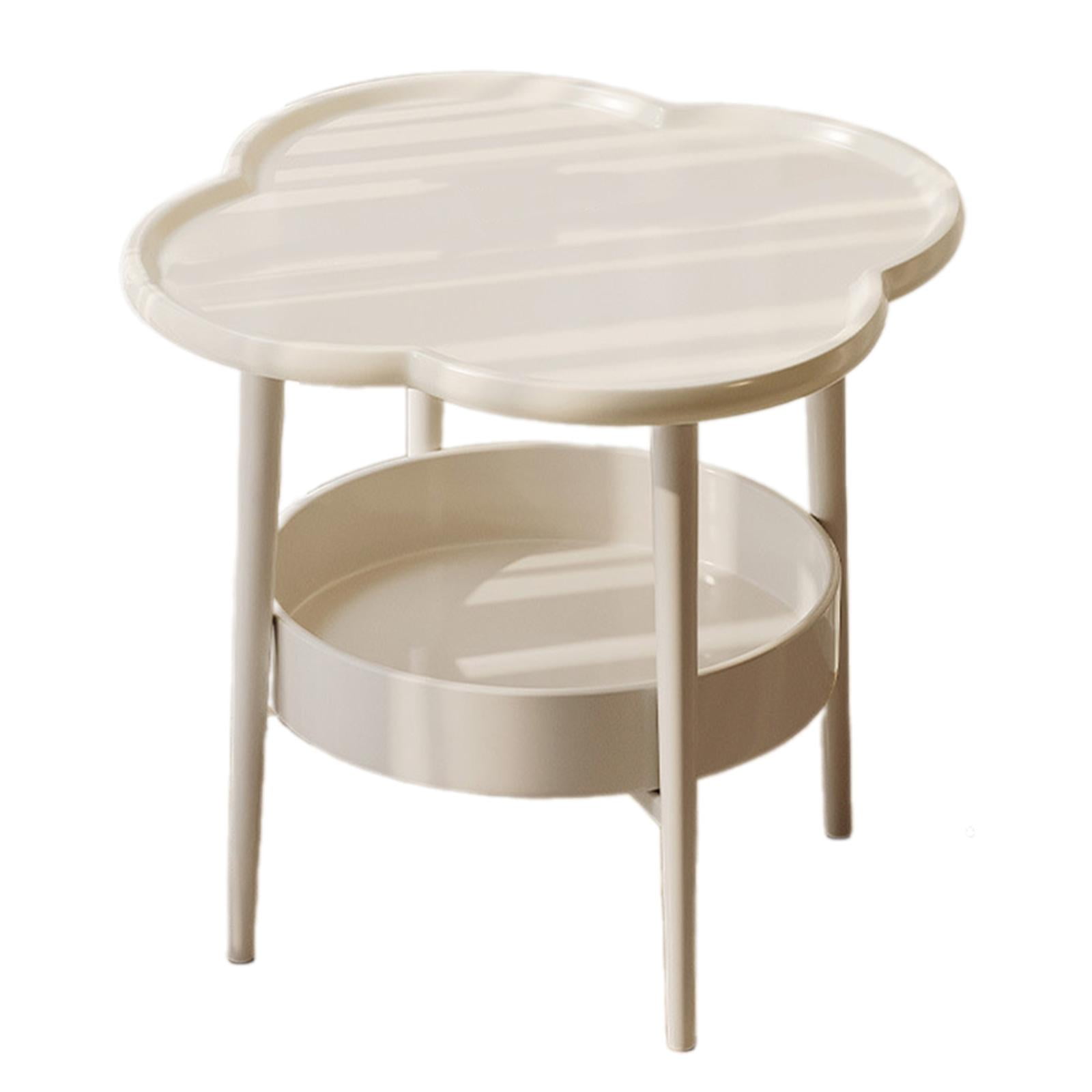 deevoka 2 Tier Side Table Coffee Table Organizer Storage Rack Modern ...