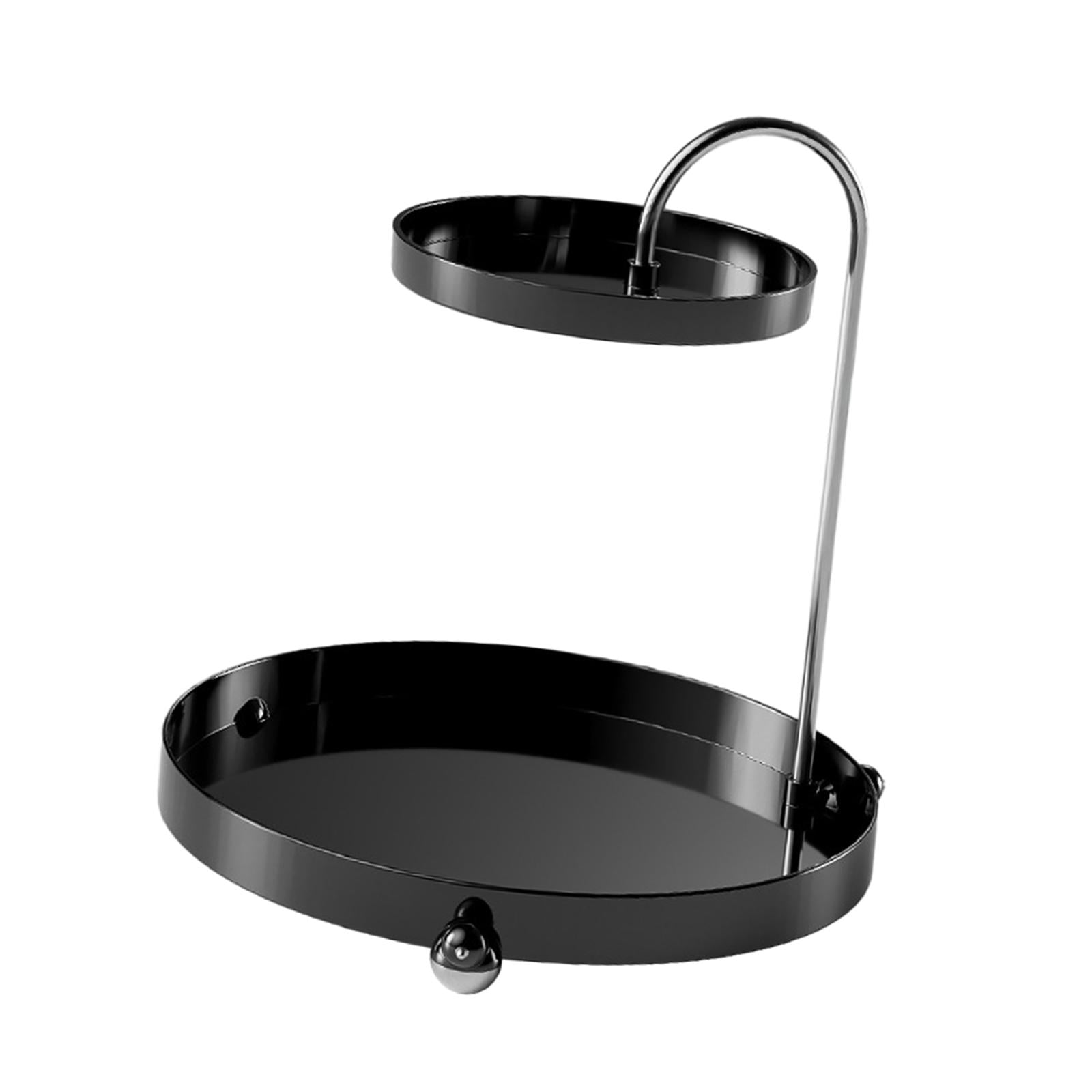 deevoka 2 Tier Storage Rack 360 Rotation Countertop Makeup Organizer ...