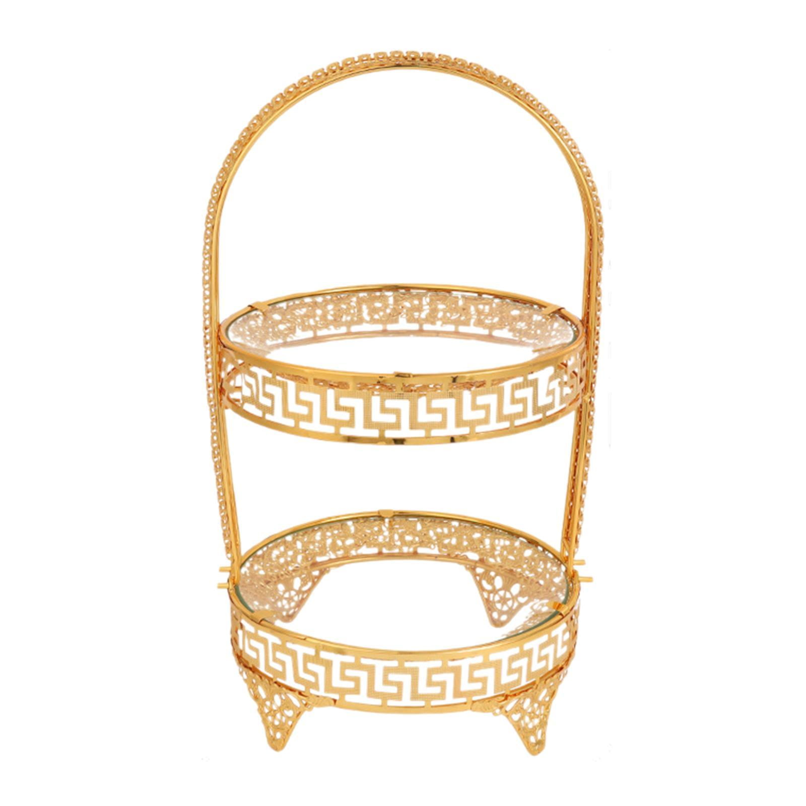 deevoka 2-layer Fruit Candy Display Tray Decorative for Wedding Living ...