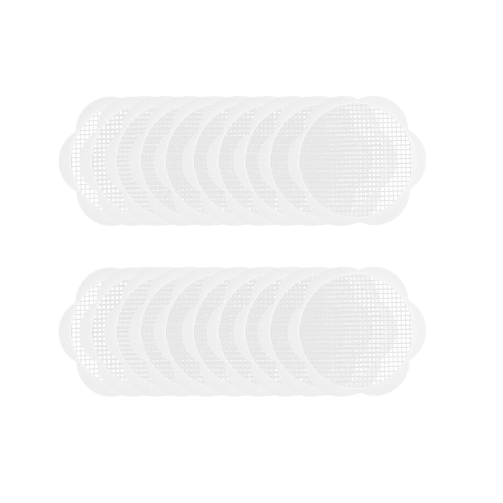deevoka 20 Pieces Disposable Shower Drain Catchers Floor Drain Stickers ...