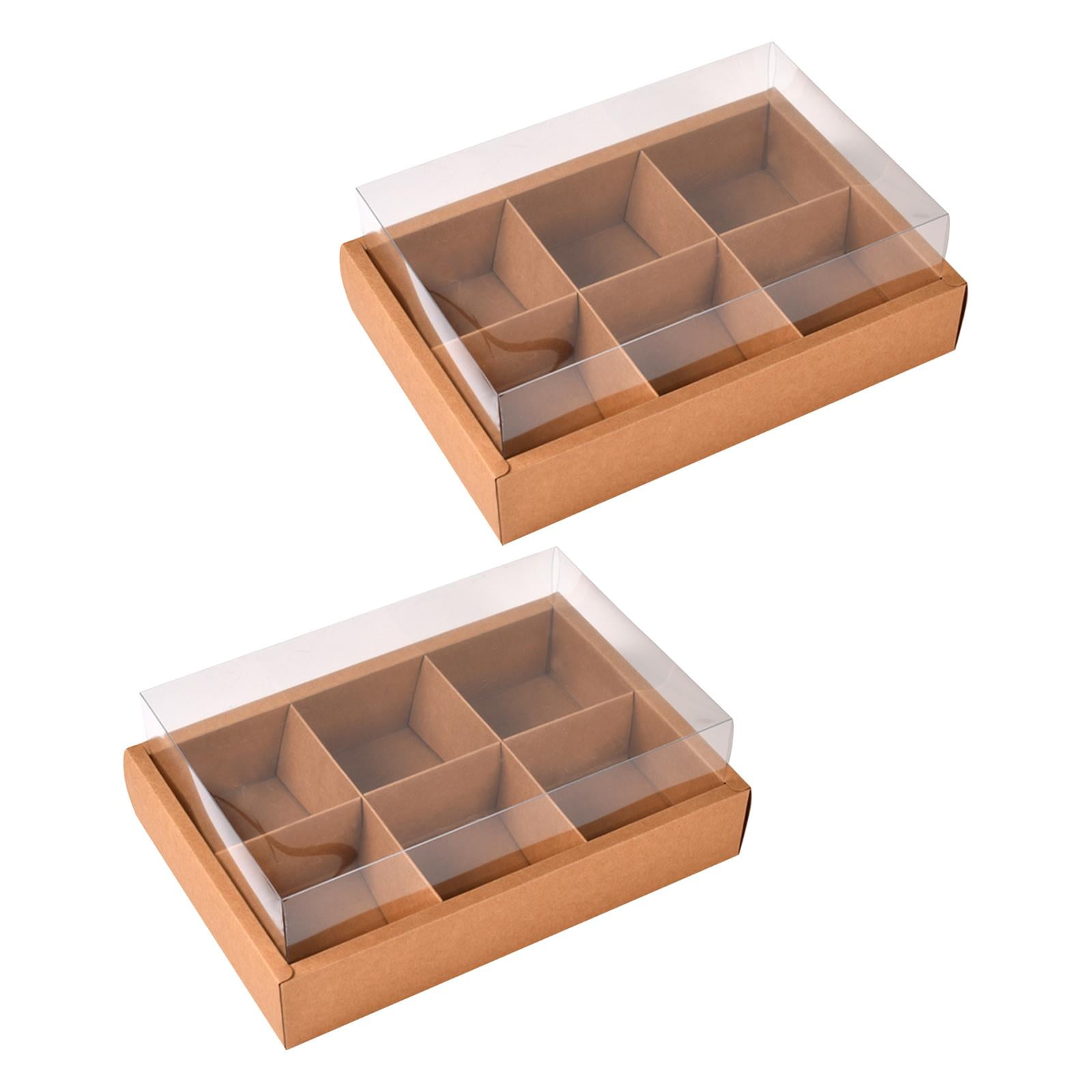deevoka 2x Bakery Boxes Disposable Dessert Containers for Takeaway ...