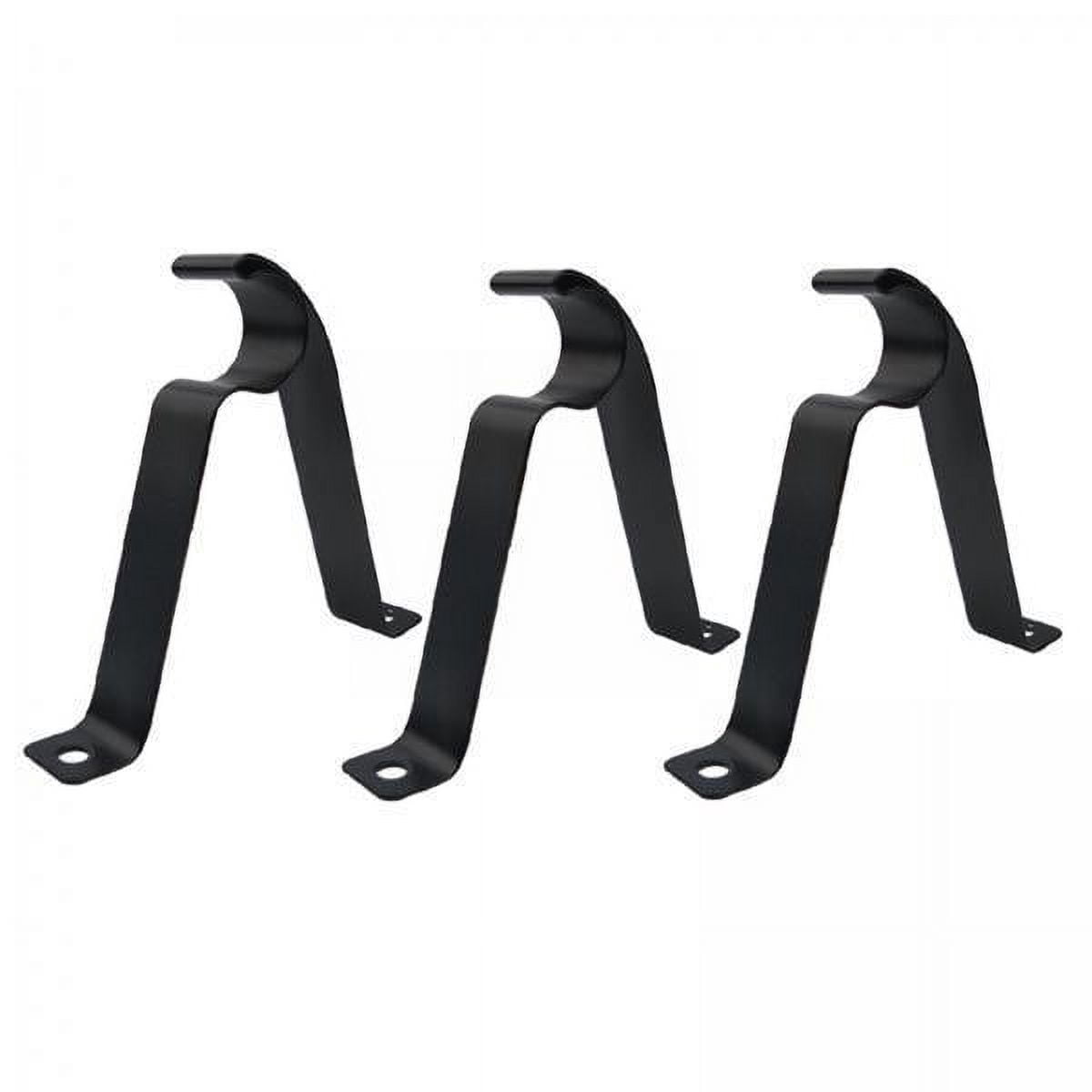 deevoka 2xAdjustable 19-25mm Curtain Rod Brackets Window Rod Holders ...