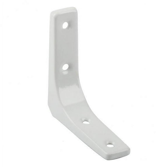 deevoka 2xHeavy Duty Shelf Bracket Wall Hanging Shelve d Brackets White ...