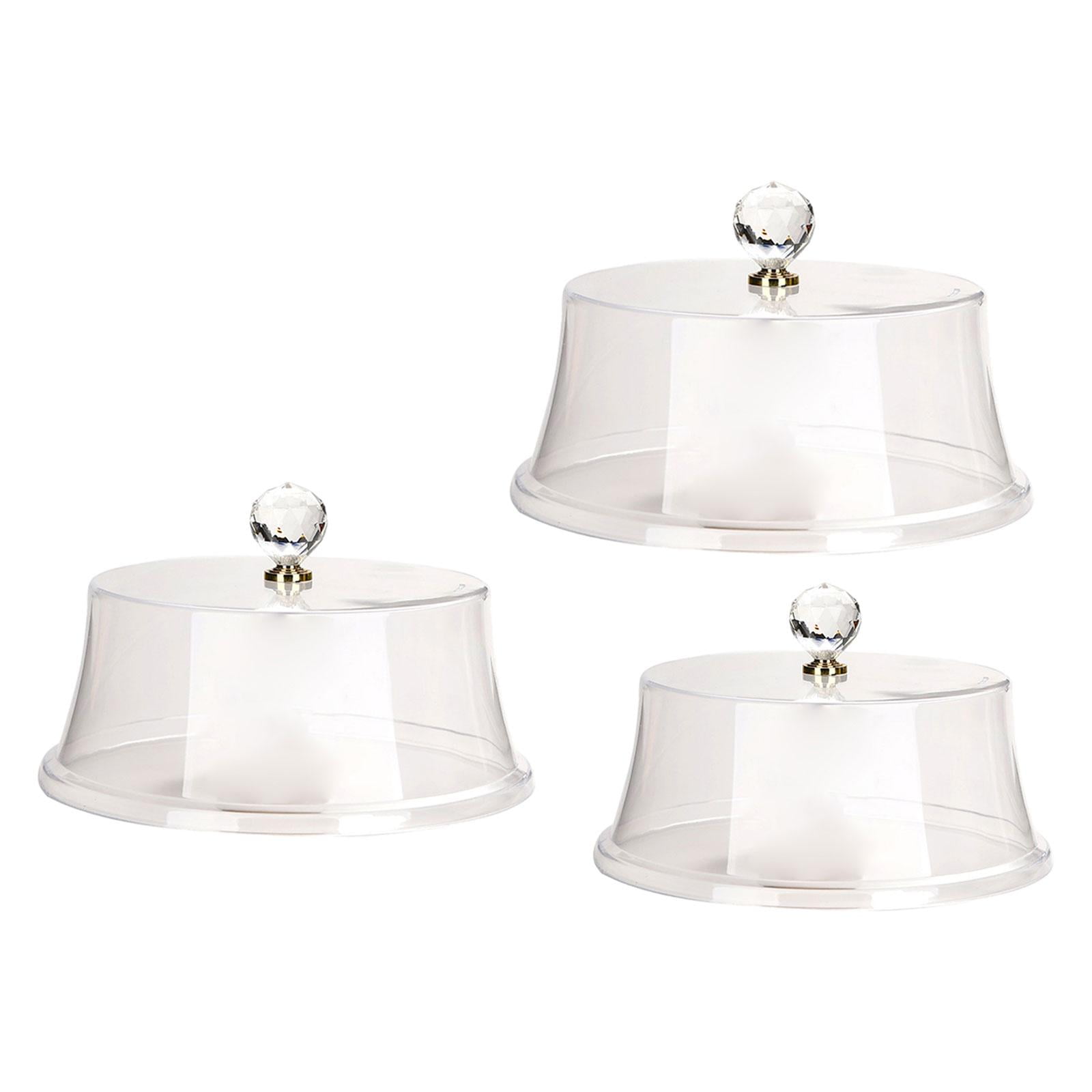 deevoka 3Pcs Cake s Dome Cover Decorative Serving Platter Cake Cover ...