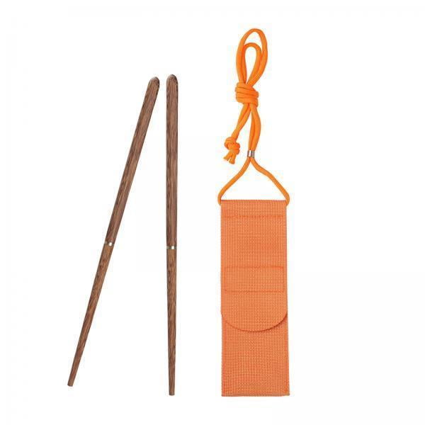 deevoka 3xFoldable Wooden Chopsticks Portable Screw in Chopstick Full ...