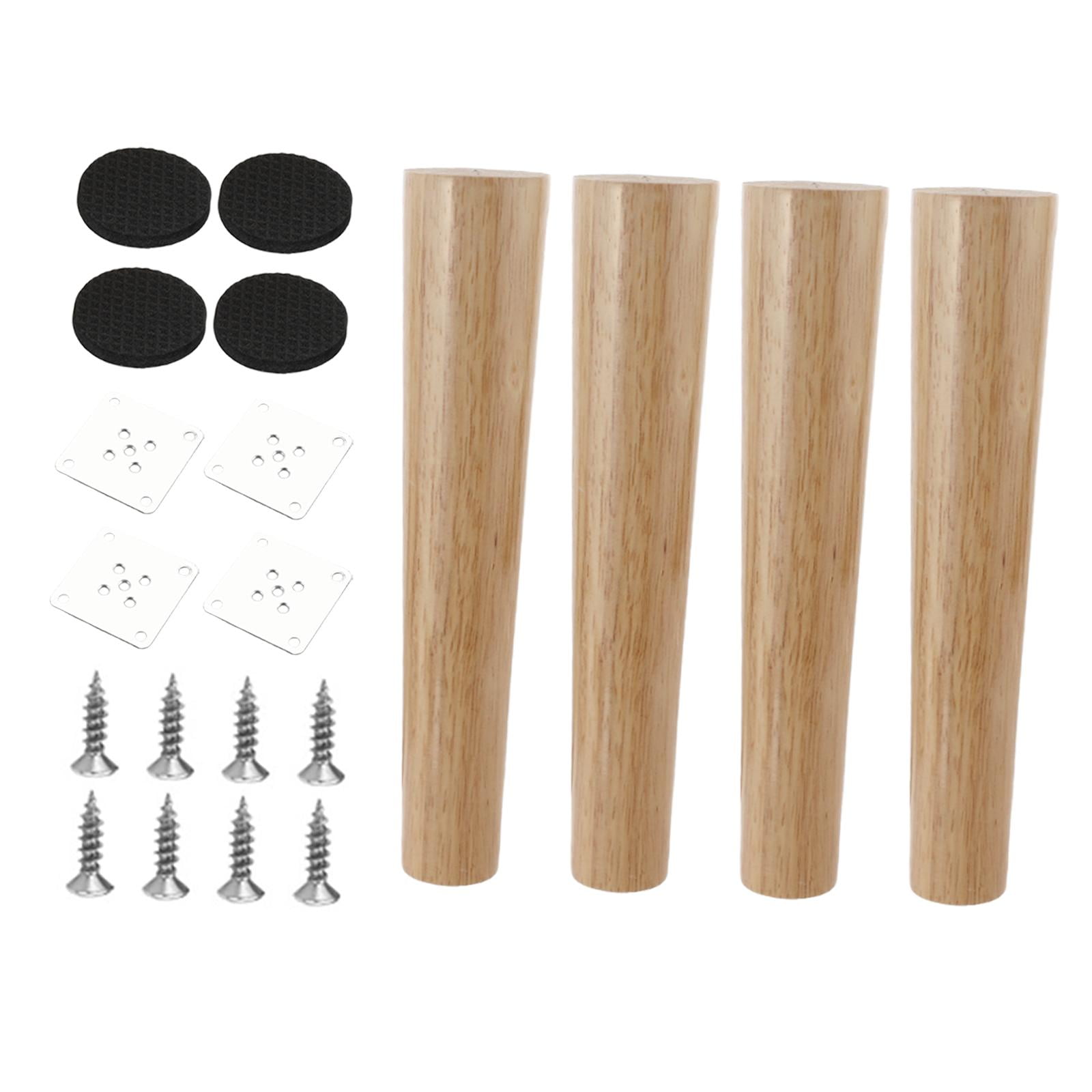 deevoka 4 Pieces Wood Furniture Legs Couch Legs for NightStand Dresser ...