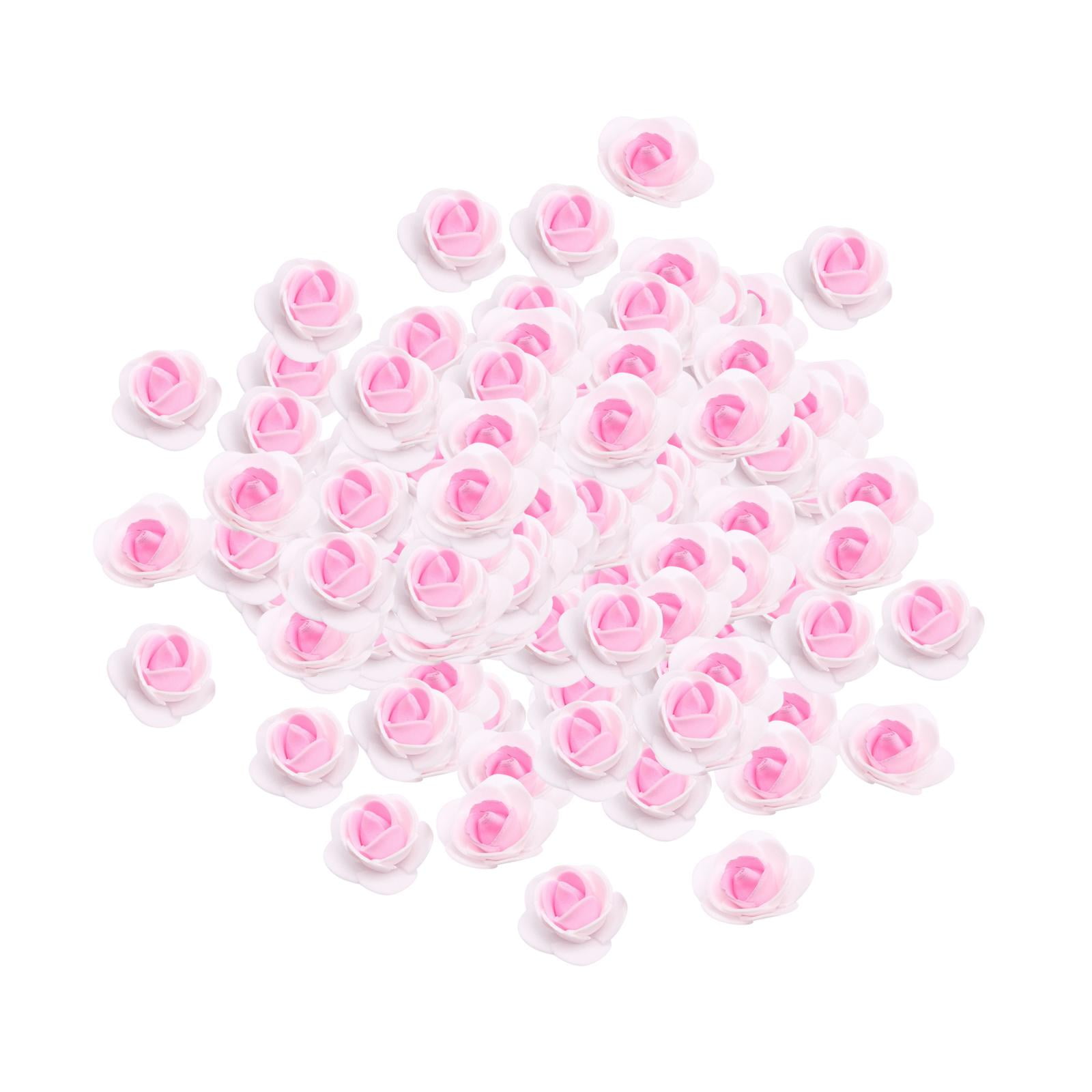 deevoka 500 Pieces Artificial Rose Flowers Bridal Shower Party Stemless ...