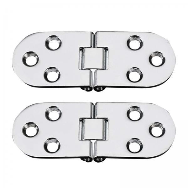 deevoka 6x2x Flip Hinges Smooth Folding Table Hinges for Cupboard ...