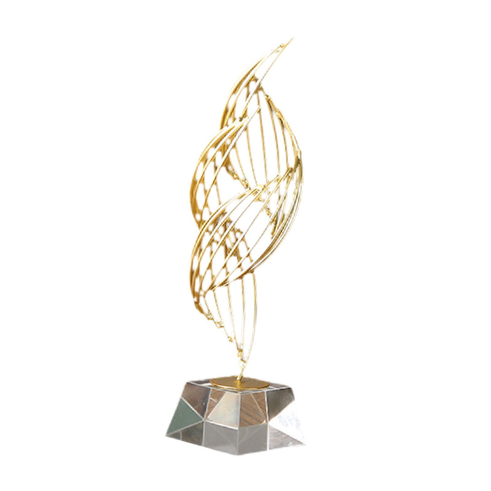 deevoka Abstract Art Metal Statue Creative Home Decor for Porch Living ...