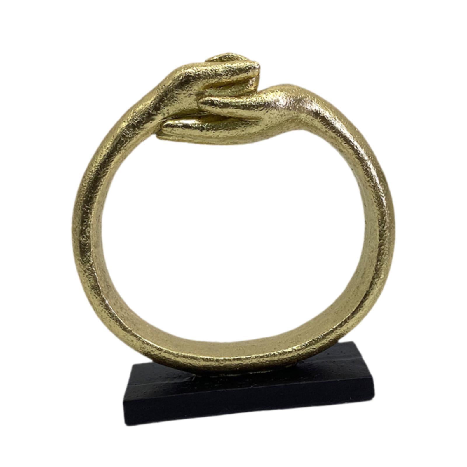 deevoka Abstract Hands Statue Desktop Art Work Home Decor Resin ...