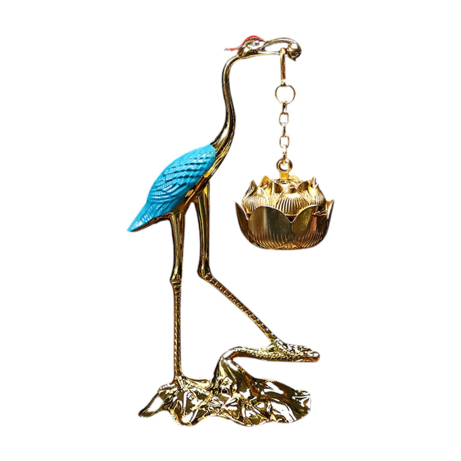 deevoka Alloy Crane Hanging Burner 5.3inch Tall Elegant Diffuser ...