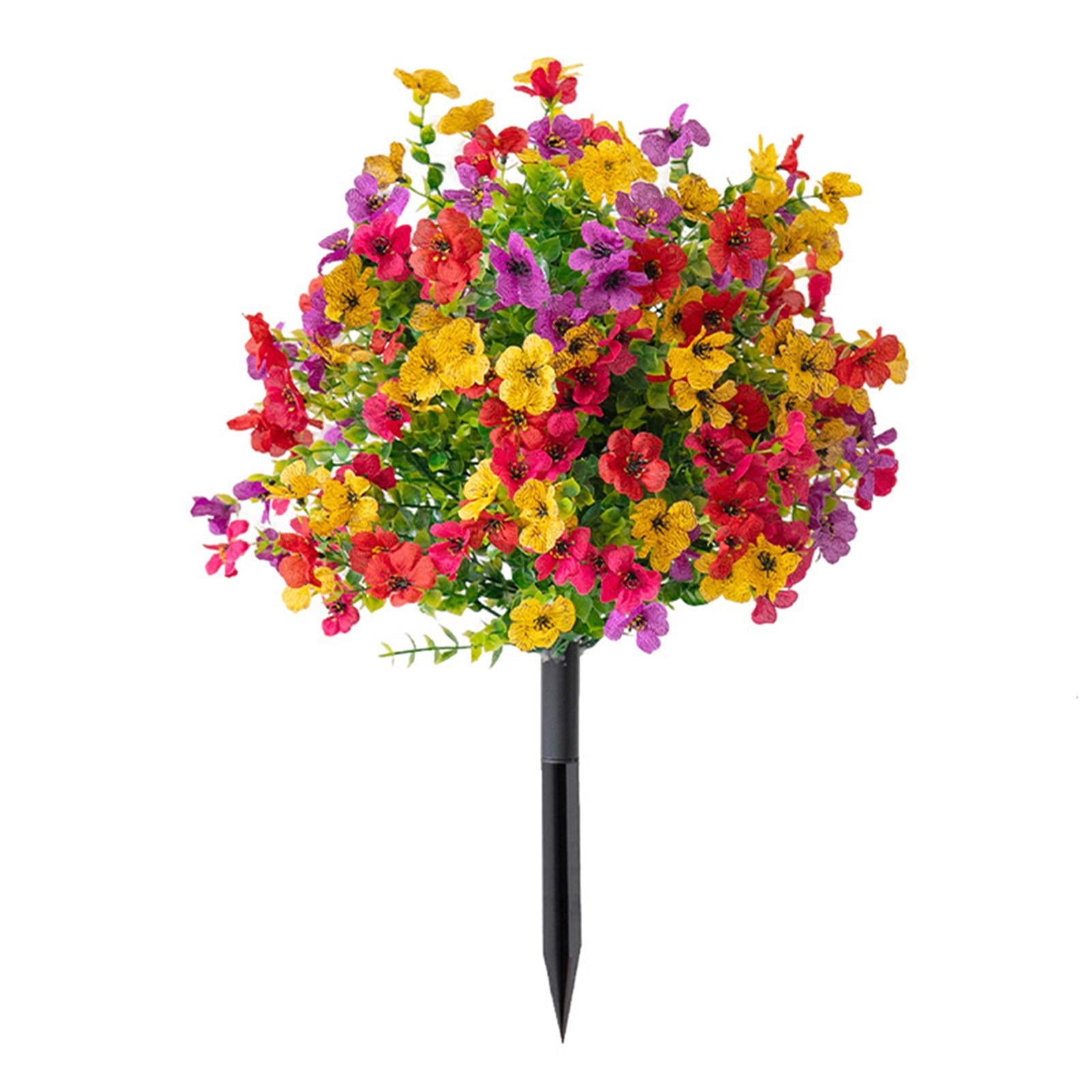 deevoka Artificial Flower Fake Plants No Fading Lifelike Decoration ...