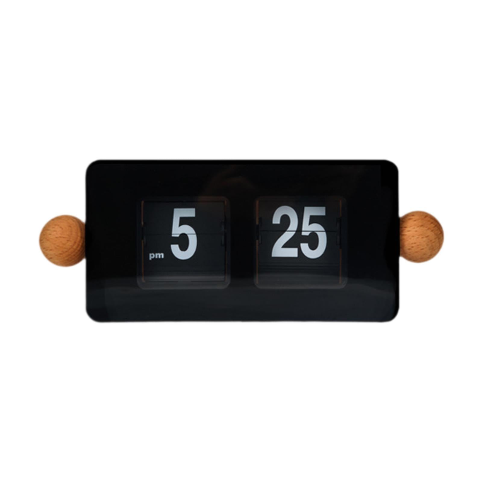 deevoka Auto Flip Clock Crafts Novelty Digital Display for Living Room ...