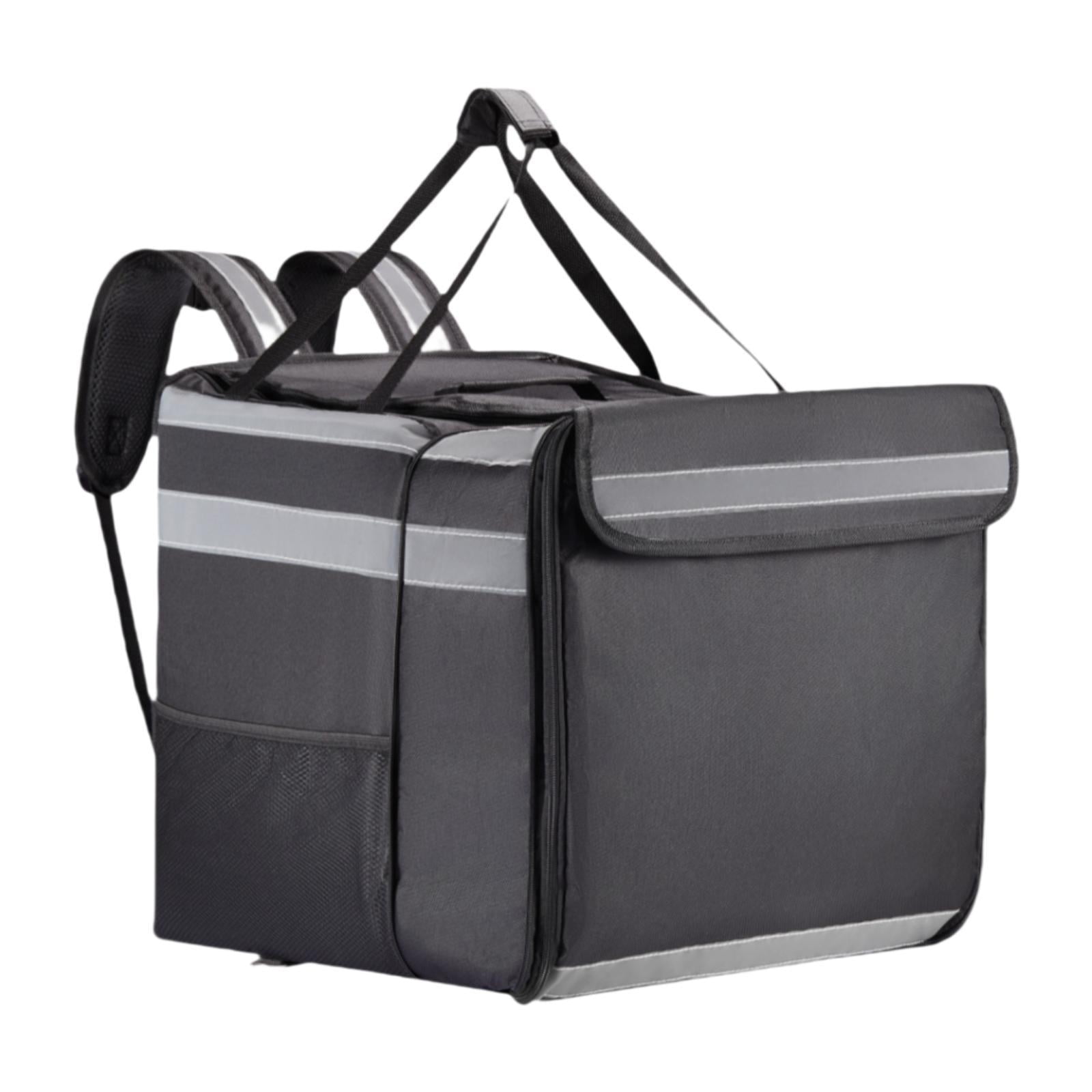 deevoka Backpack Delivery Bag Thick 2 Layer Expandable Pizza Backpack ...