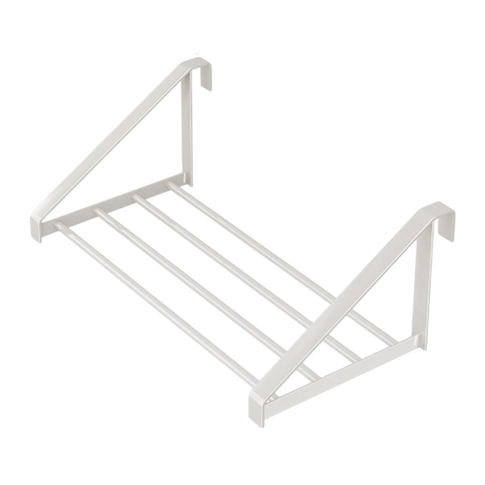 deevoka Balcony Clothes Drying Rack Heavy Duty for Indoor Outdoor ...